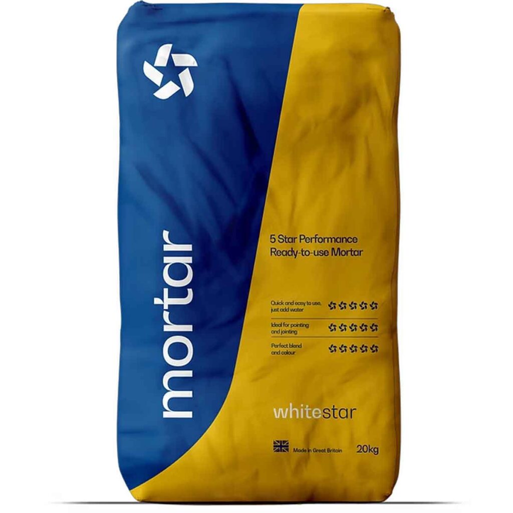 Whitestar Mortar Mix 20kg - Dugdale Merchants